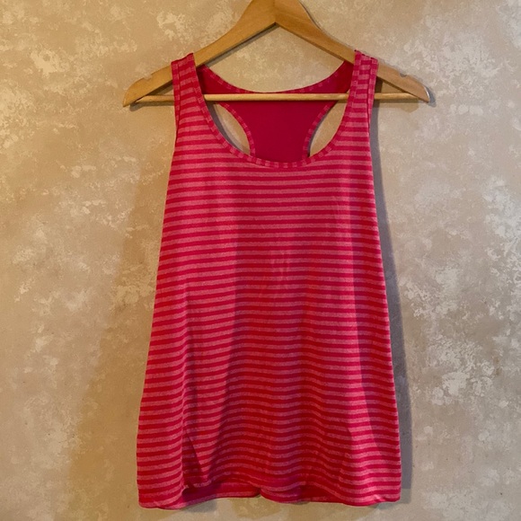 Danskin Now | Tops | Xl Pink Stripped Danskin Now Tank Top Excellent ...